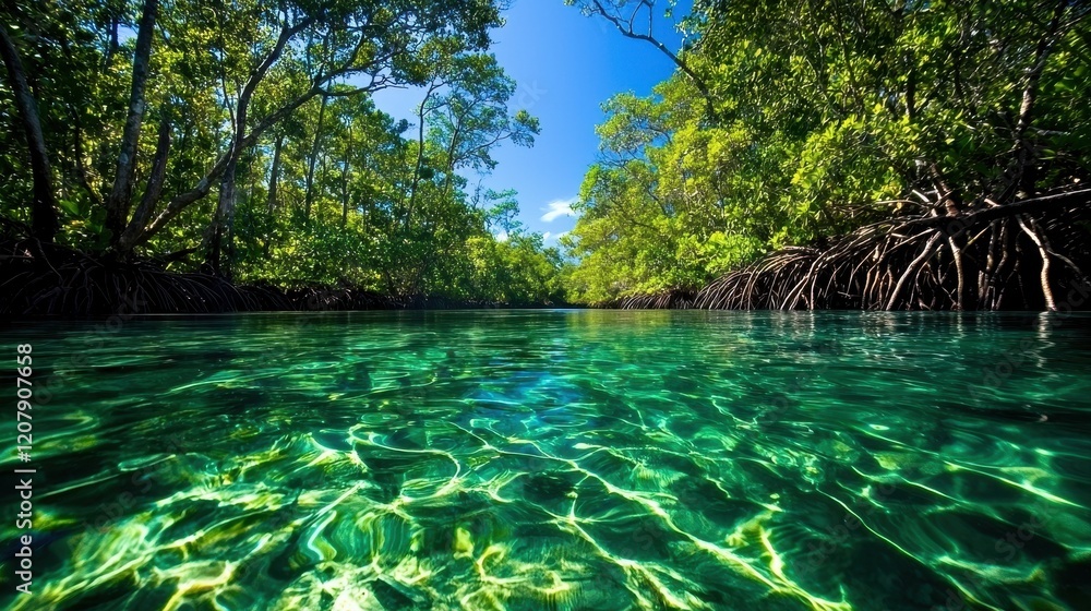 Exploring the vibrant azeem mangrove forest location of gigapixel roots nature photography ...