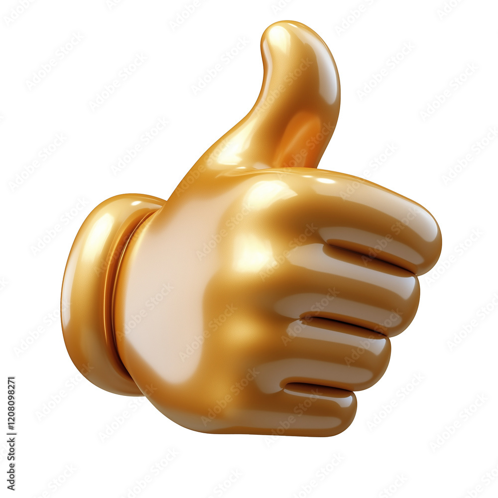 Thumbs Up Emoji | Transparent PNG Hand Gesture Reaction Icon Stock ...