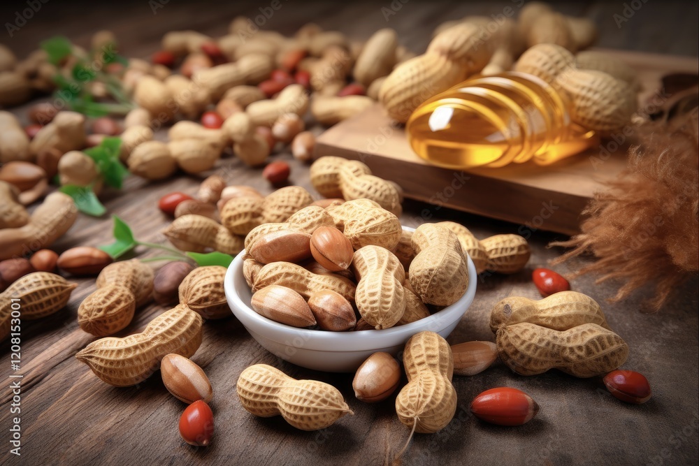 Peanut Allergy: A Danger to Health. Warning Text about the Risks of ...
