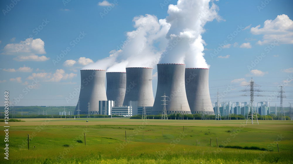 Mega-watt Power Plant: A testament to Modern Industrial Capacity and ...