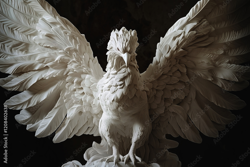 Bird Phoenix is a mythological symbol of rebirth, hope and the eternal ...