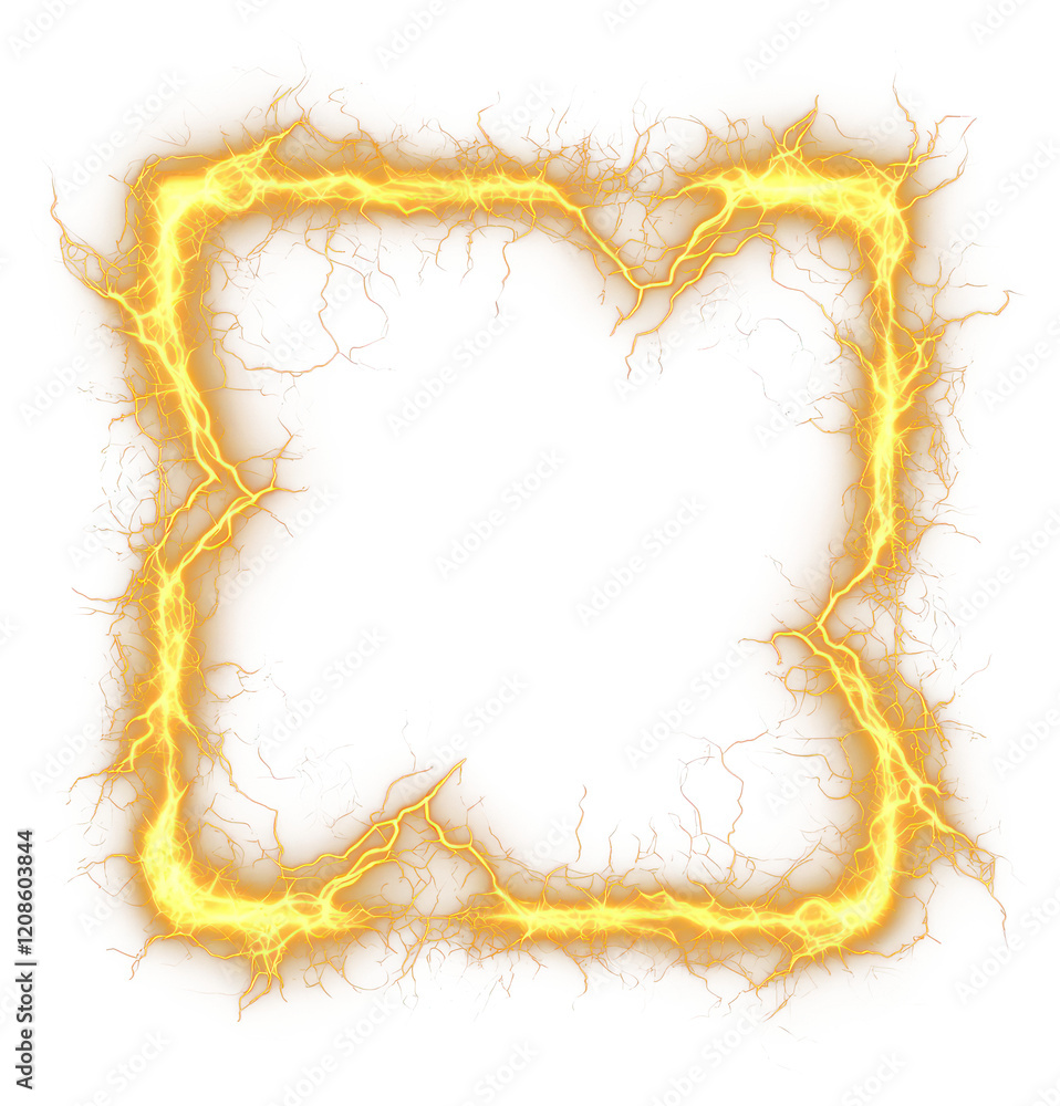 PNG Neon thunderbolt frame background lightning electric. Stock ...