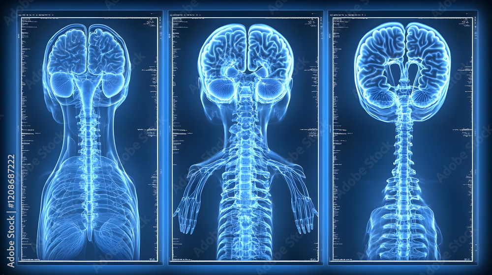 3D Medical Scans Reveal Brain and Spinal Cord Anatomy in Detail with ...