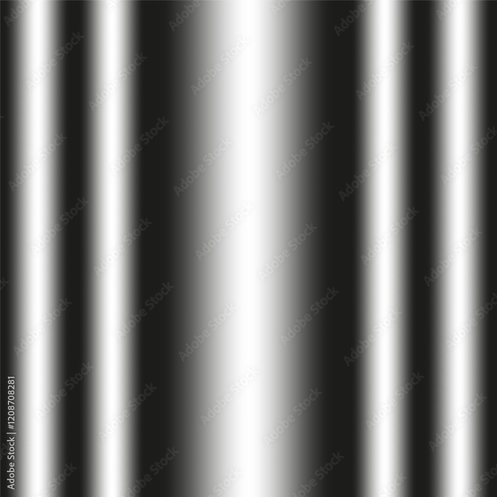 Black gradient background. Smooth metallic texture. Vertical light ...