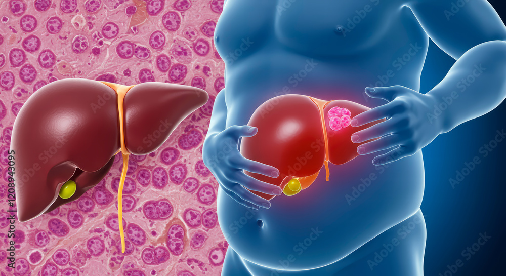 Obesity and Non-Alcoholic Fatty Liver Disease: 3D View of Fatty Liver ...