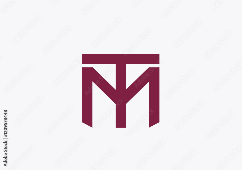 mt m t alphabet green blue swoosh letter logo .M and T letter for logo ...