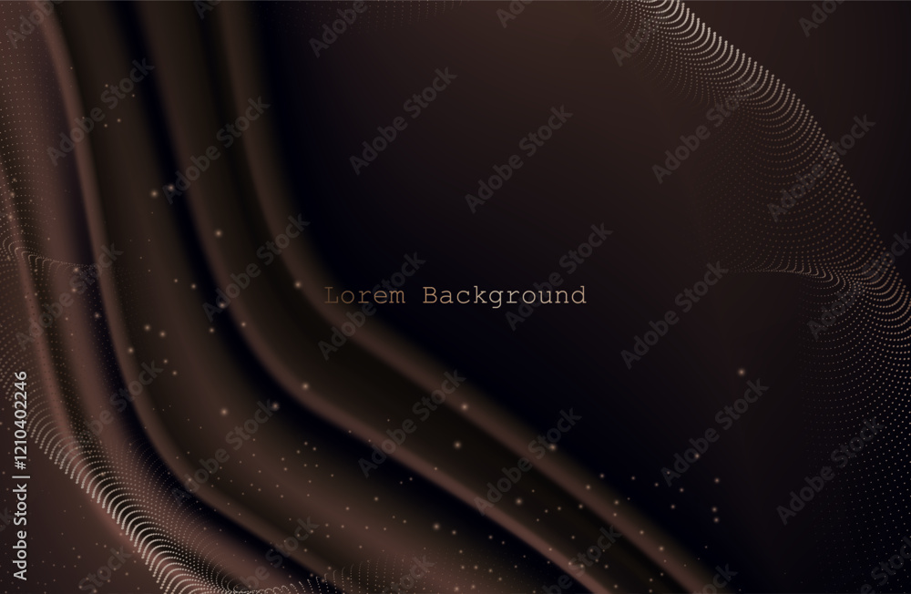 luxury mocha mousse fabric. abstract dots wave. mocha mousse background ...