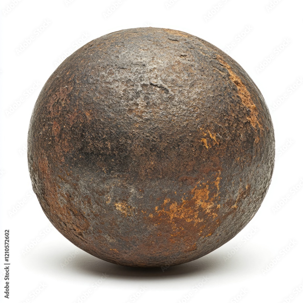 Authentic 18th Century Cannonball, Weathered and Rusty Metal from ...