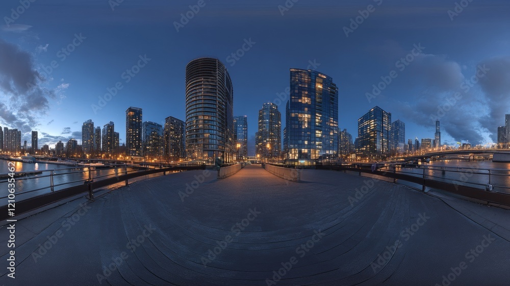 Foto de Stock HDRI, Environment map, Equirectangular projection ...