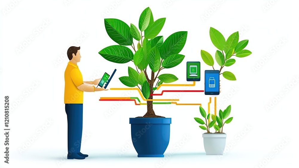 5G Technology, An animated diagram showing the high-speed 5G network ...