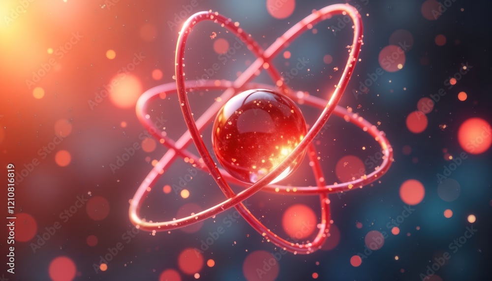 Physicist unveils groundbreaking particle physics theory. Atom model in ...