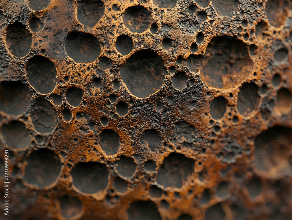 Exploring unique textures in weathered metal surfaces industrial ...