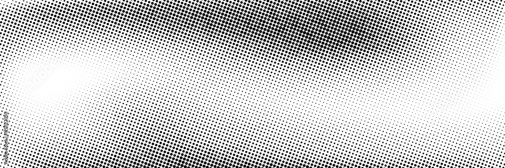 Faded halftone gradient background. Retro pixel bitmap backdrop. Grunge ...