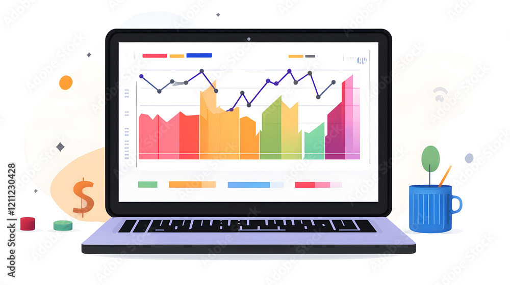 Data visualization techniques business analysis infographic display ...