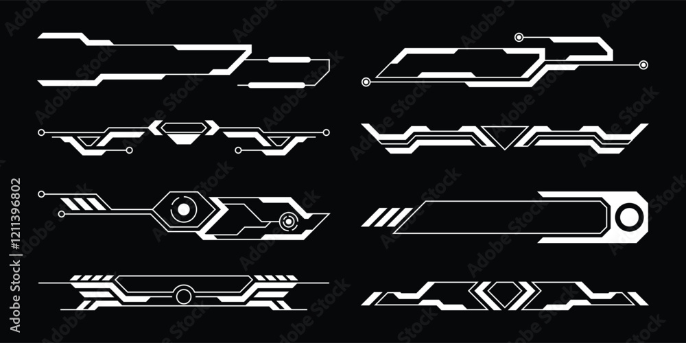Sci-fi futuristic hud dashboard display virtual reality technology ...