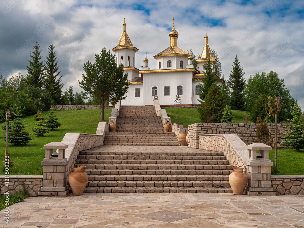 Southern Urals, Bashkortostan, Assumption of St. George men's Monastery ...