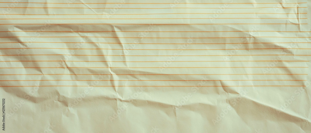 Lined paper background with watermark effect and elegant banner design ...