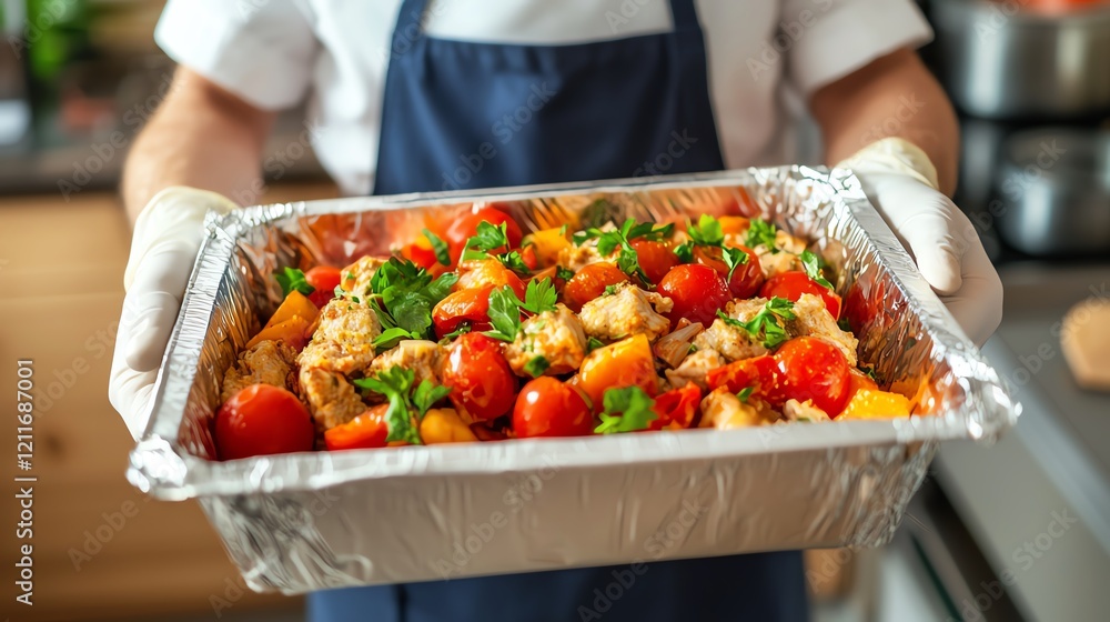 Eco-friendly recipes in meal kits, focusing on sustainability with ...