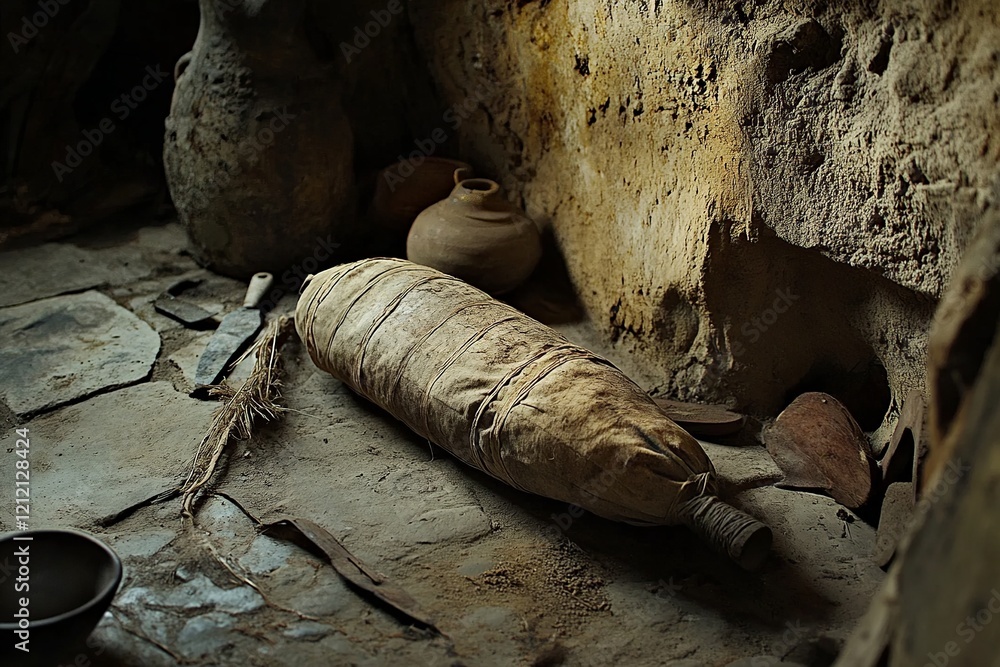 An illustration featuring traditional leather wine skins, showcasing ...