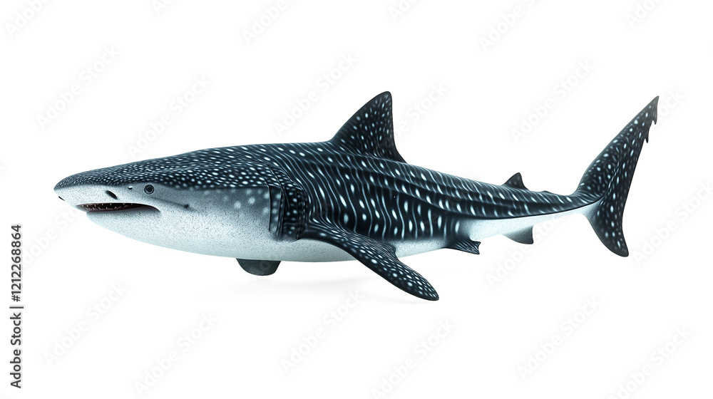 shark white background