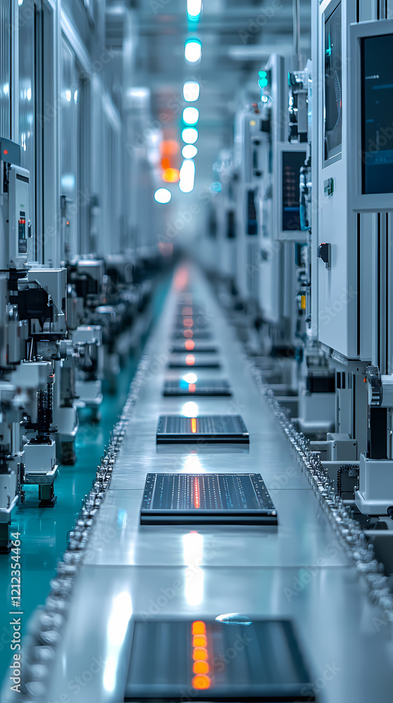 Featuring state-of-the-art plasma etching machines on the factory floor ...