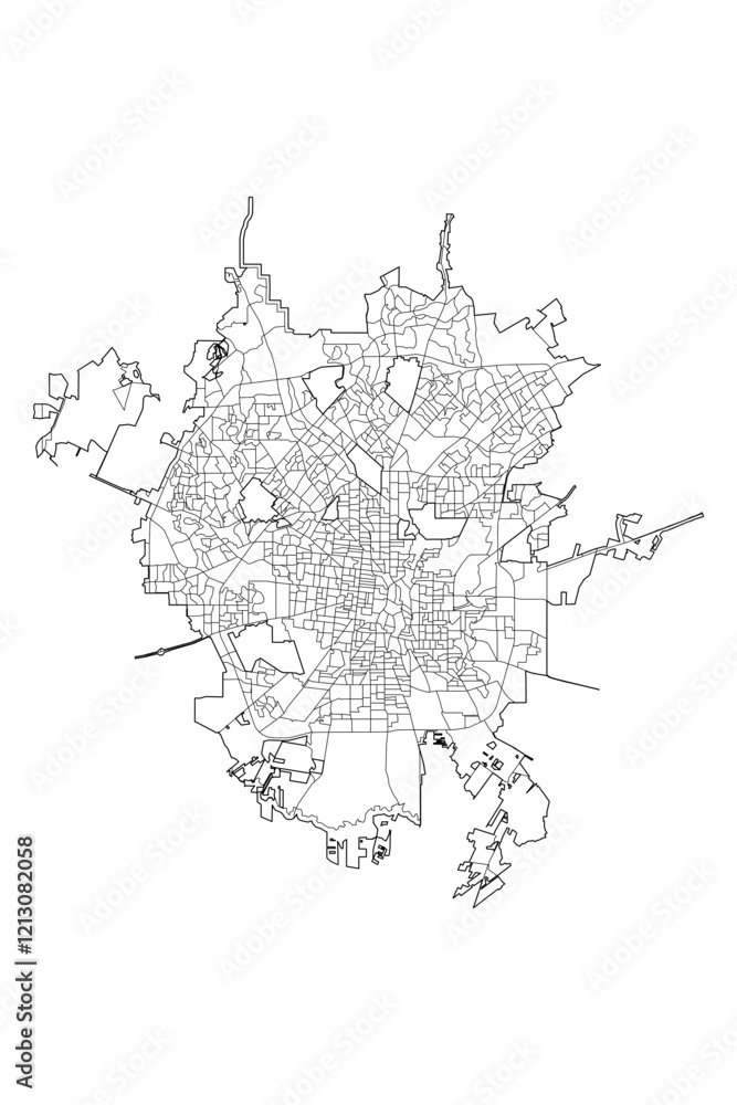 San Antonio Neighborhoods: Vector Map of the Alamo City's Communities ...