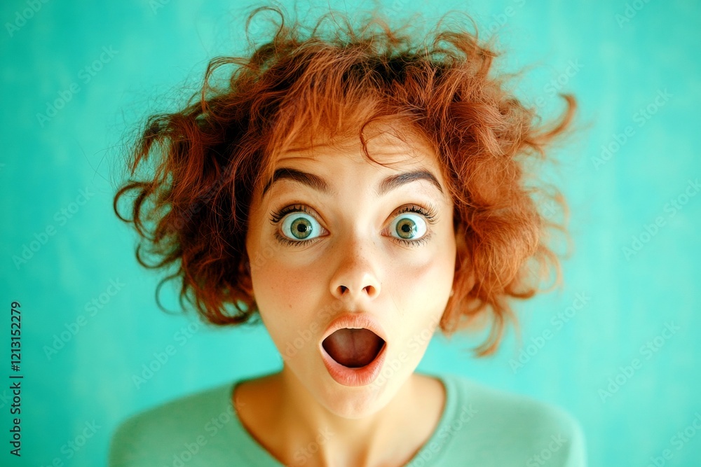 Short hairdo - curly hair. Commercial ad campaign concept art idea art ...