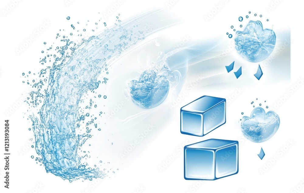 Chart showing transitions between phases. Diagram of states of matter ...