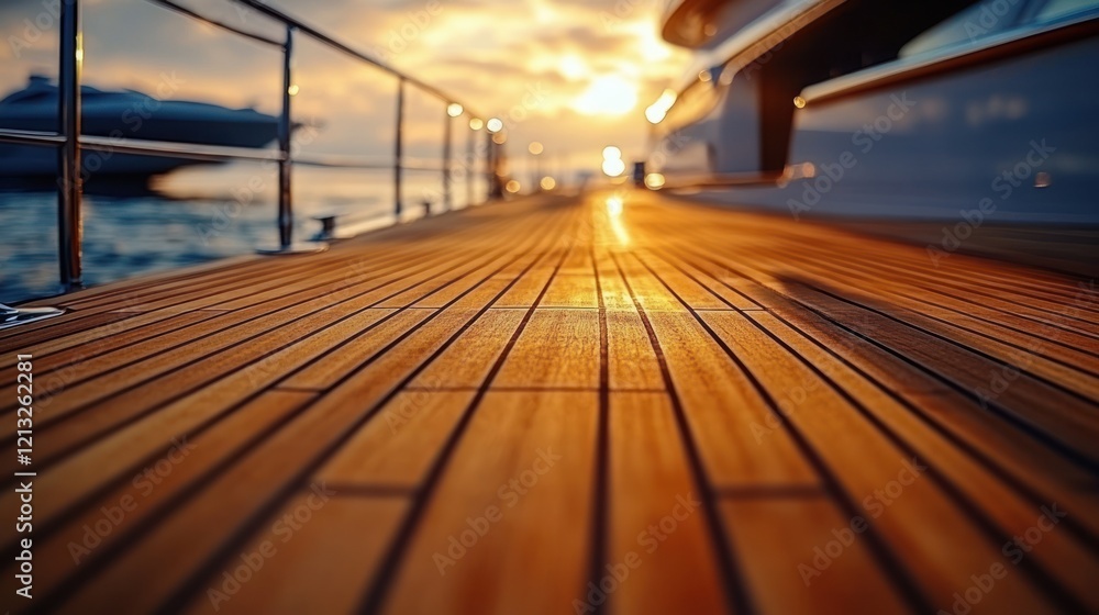 Teak Wood Deck Background Texture for Luxury Yachts and Boating ...