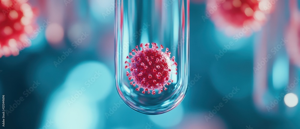 Prevention and Health Promotion Concept. A close-up image of a drop of ...