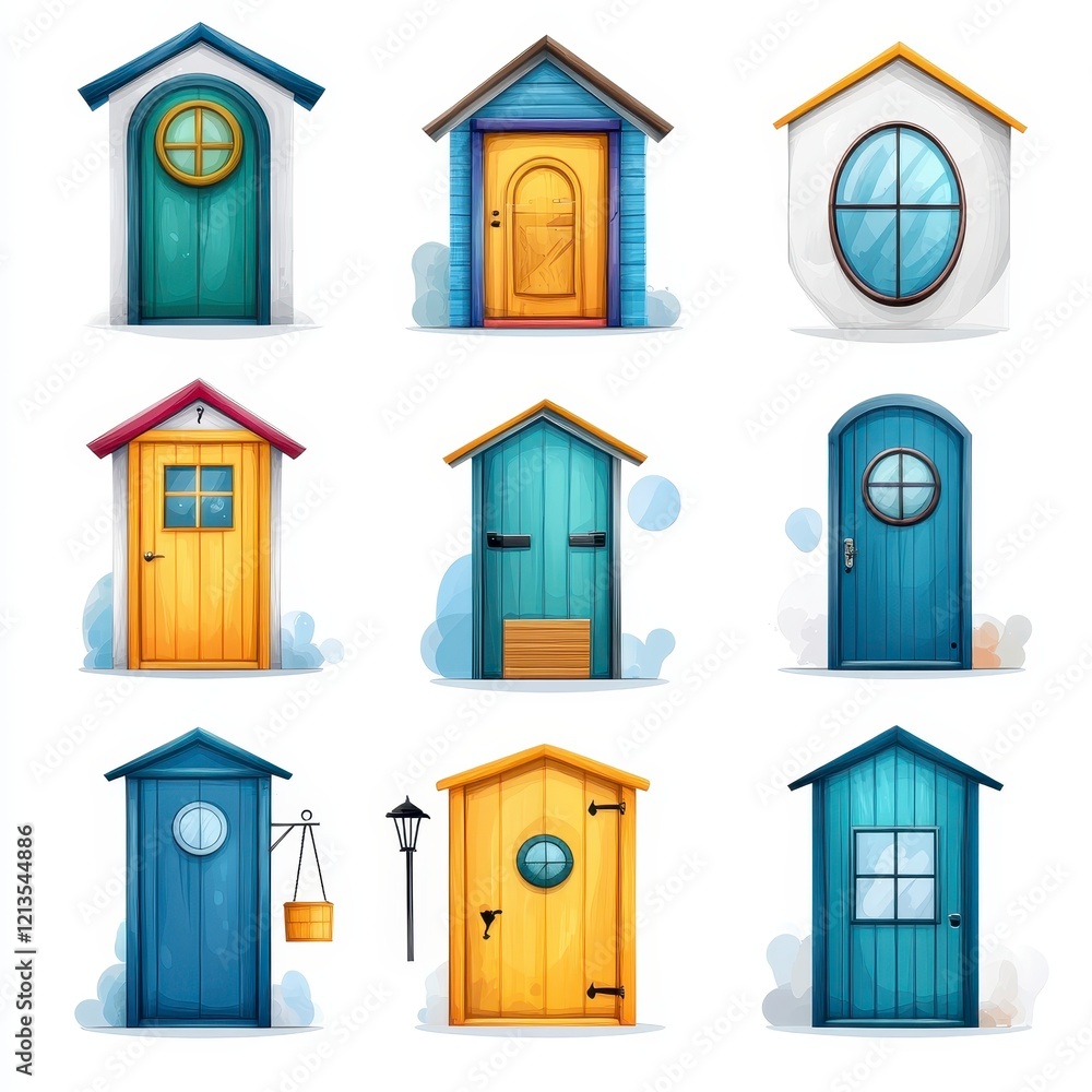 Whimsical Cottage Doors and House Entrances: A Charming Collection of ...