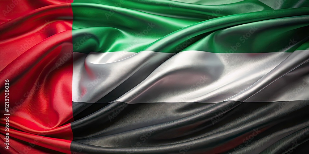 UAE Flag Silhouette Photography: Emirati Colors, National Symbol ...