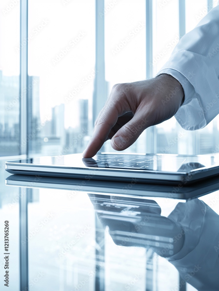 Employees scanning physical documents into a digital database for ...