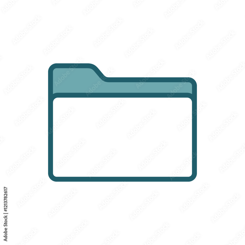 document folder icon vector design template simple and clean Stock ...