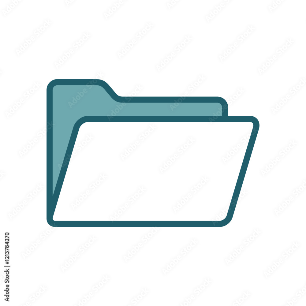 document folder icon vector design template simple and clean Stock ...