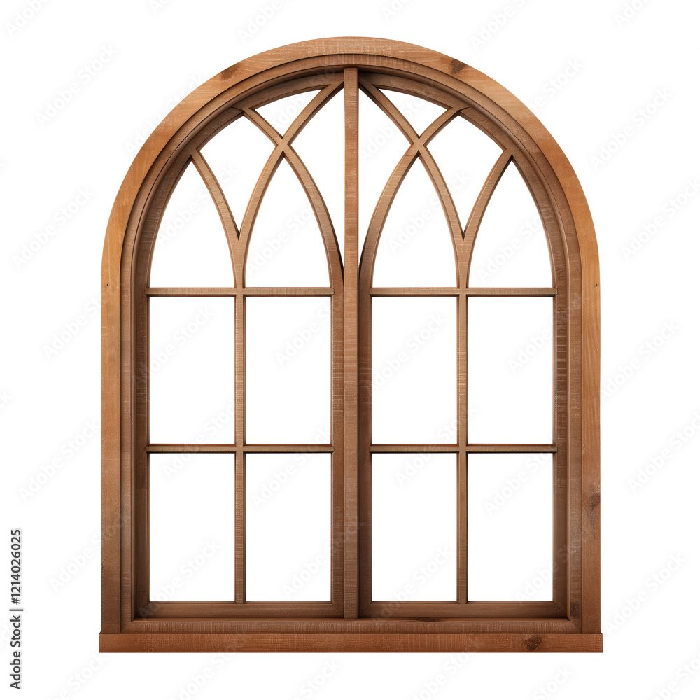 Wooden window frame isolated on transparent background Remove, pen tool ...