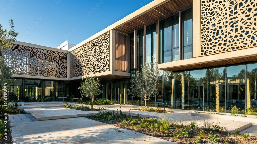 Cultural fusion architecture: A building that merges traditional elements from different ...