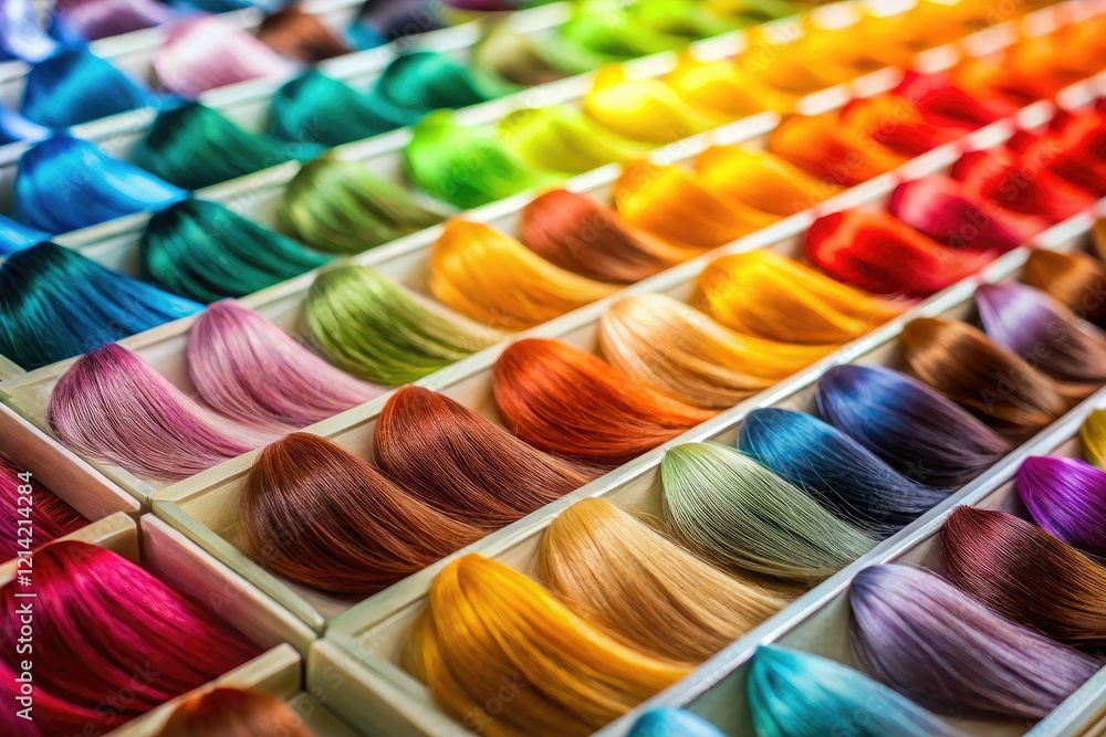 Salon Ready Hair Color Chart Tilt Shift Swatches Showcase Vibrant