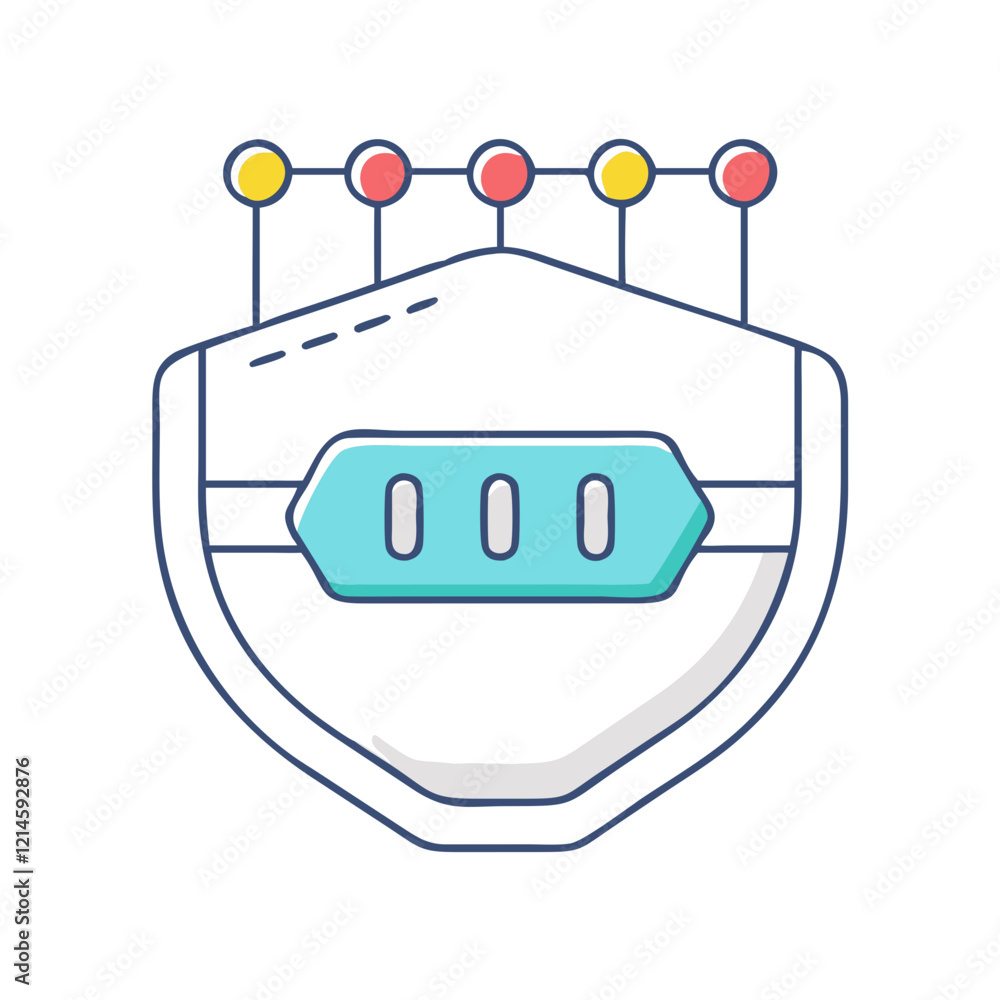 subnet mask icon, subnet mask vector illustration-simple illustration ...