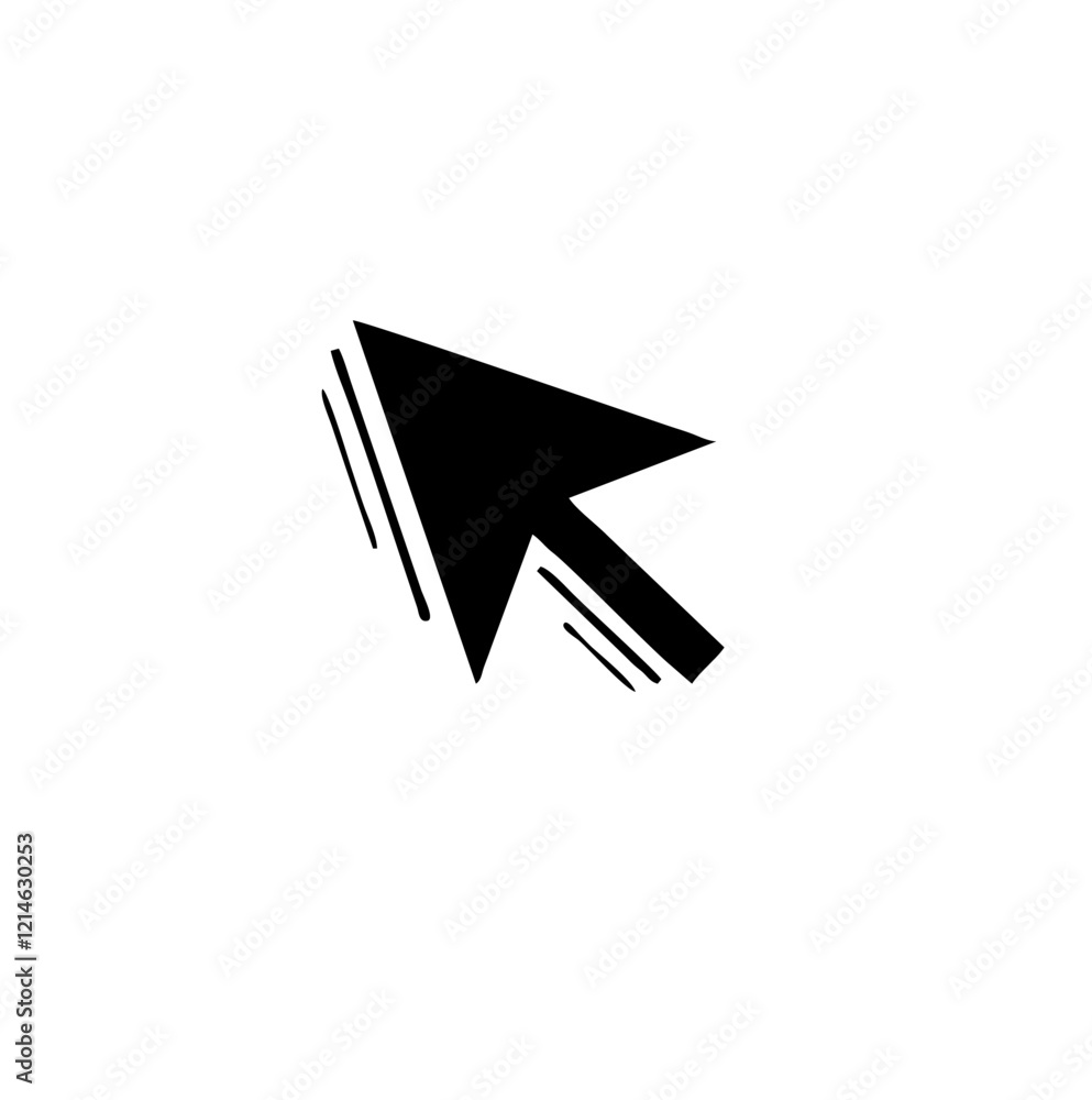 Computer mouse click cursor. Load symbol. Pointer cursor and loading icon. Cursors icons click ...