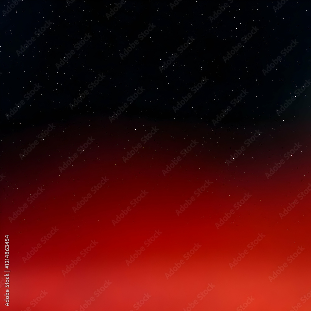 Dark Red Night Sky Gradient Background with Sparkling Stars Beautifully ...