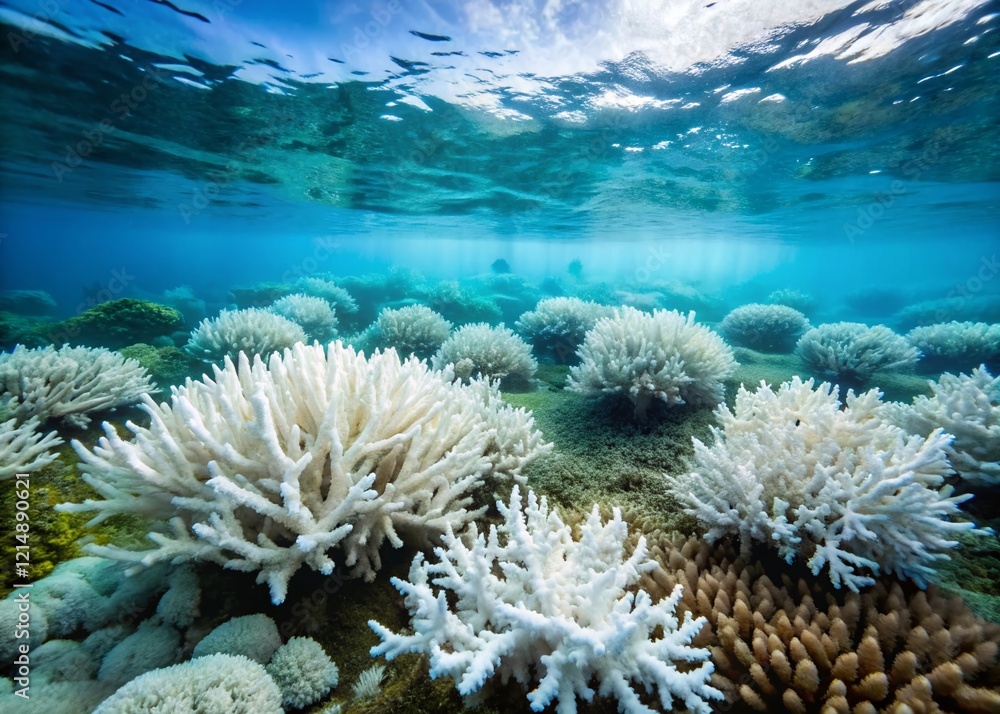 Dying Coral Reef, Ocean Acidification, Plankton Decline, Marine Food ...
