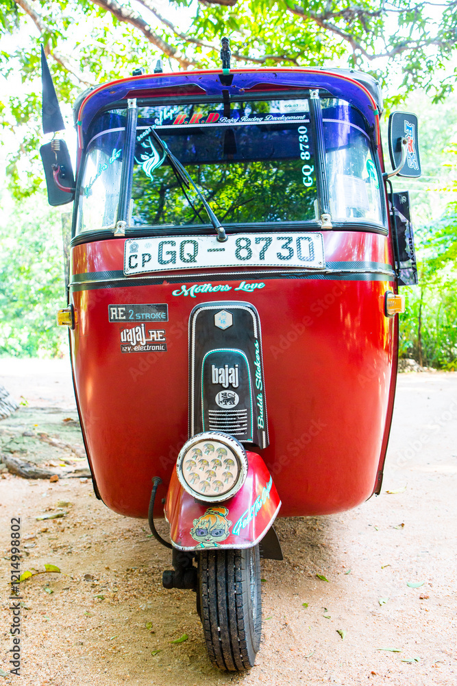 tuk tuk is a three wheeled vehicle commonly used for transportation in ...