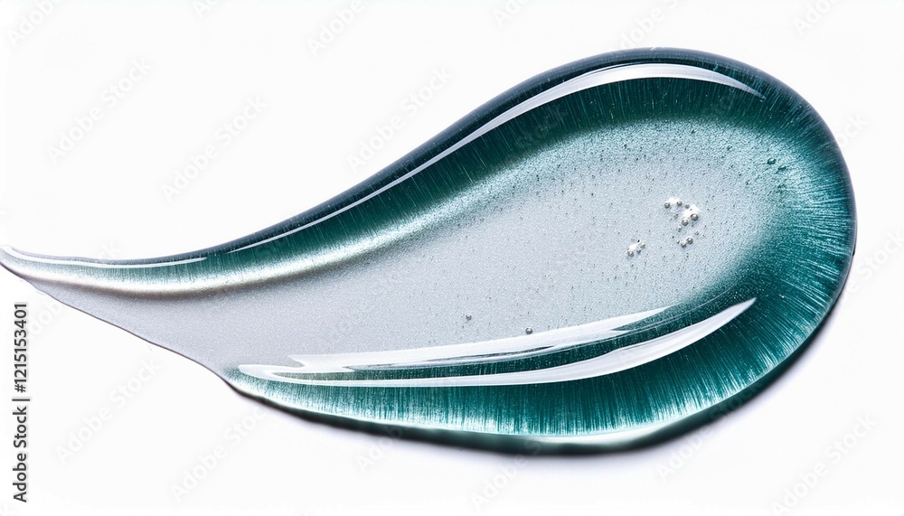 transparent cosmetic gel toothpaste texture smear isolated skincare ...