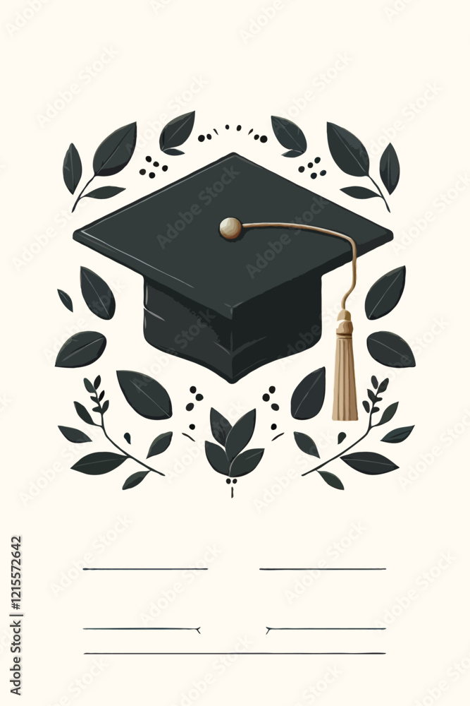graduate with diploma, certificate of completion template vector ...