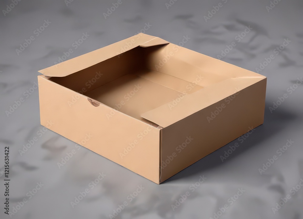 Rigid sleeve box die cut template mock up vector, graphics, vector ...