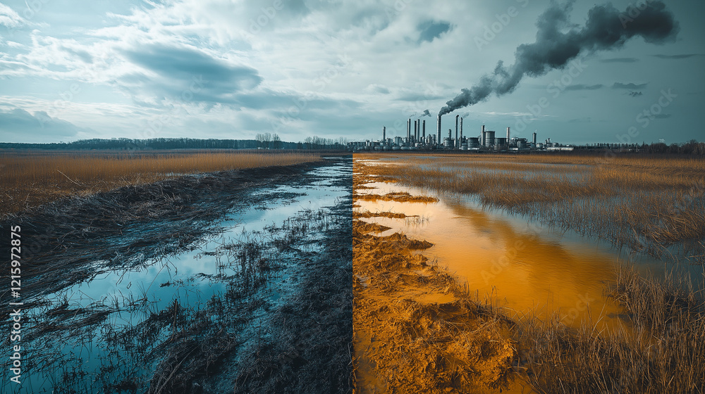ESG Impact, A before-and-after comparison of a polluted environment vs ...