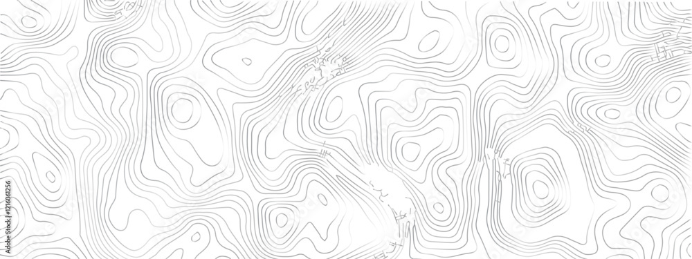 Topographical Landscape Design with Geometric Lines and Grids Mapping ...