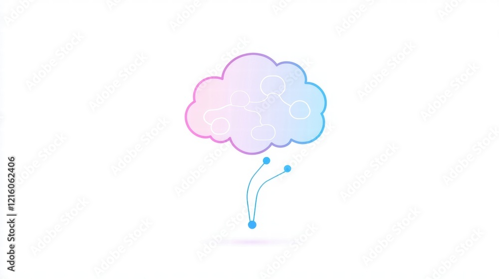 chat Conversation Flow Chart A speech bubble connected to a flowchart ...