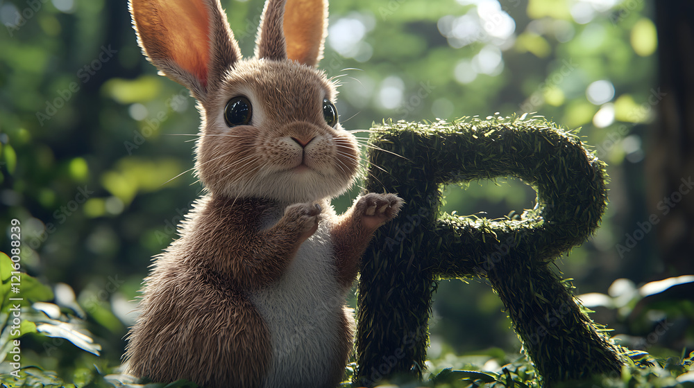 Foto de Stock Explanation of English Alphabet Letters Represented with ...